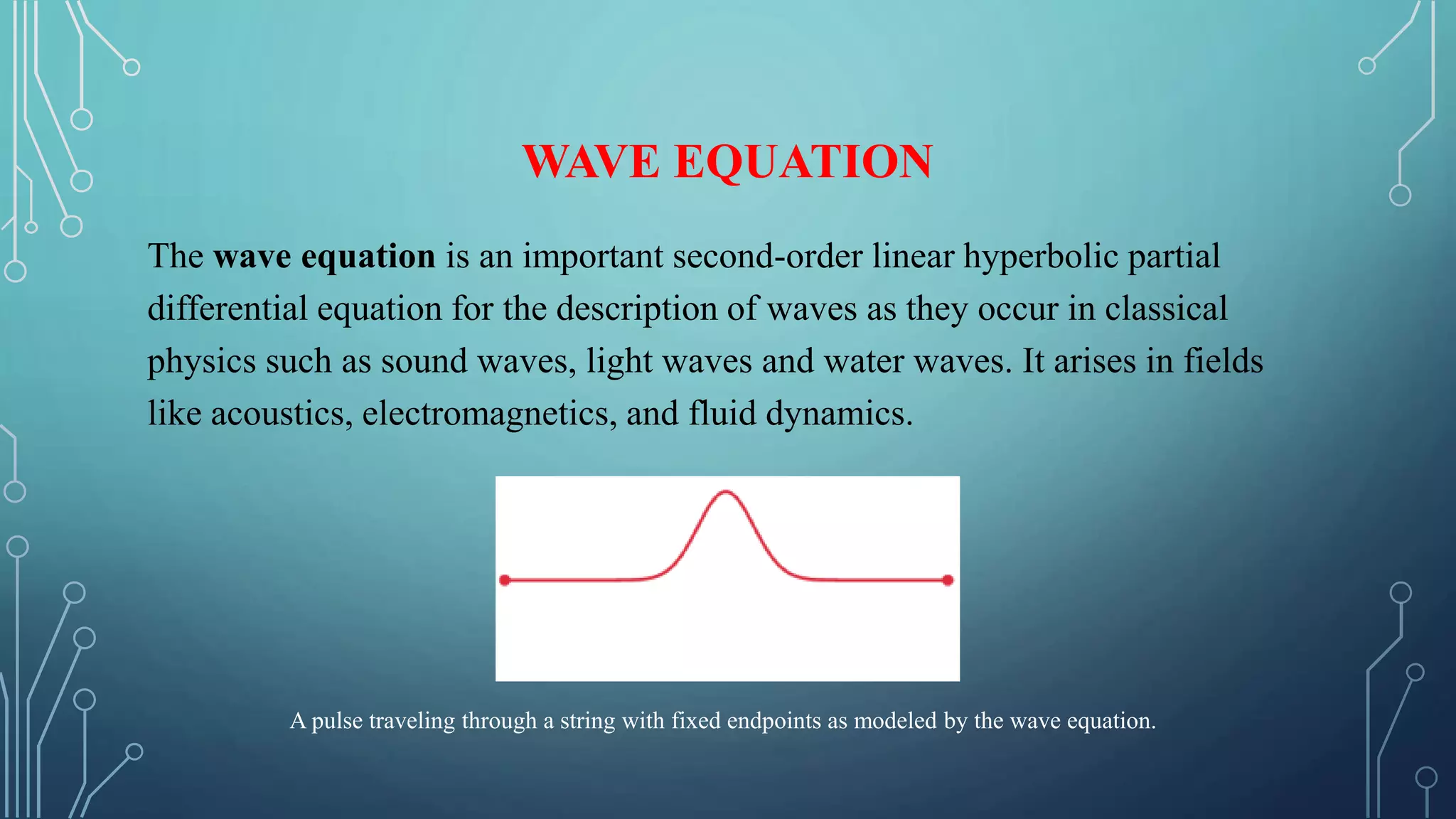 Application of differential equation in ETE | PPTX