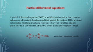 Application of differential equation in ETE | PPTX
