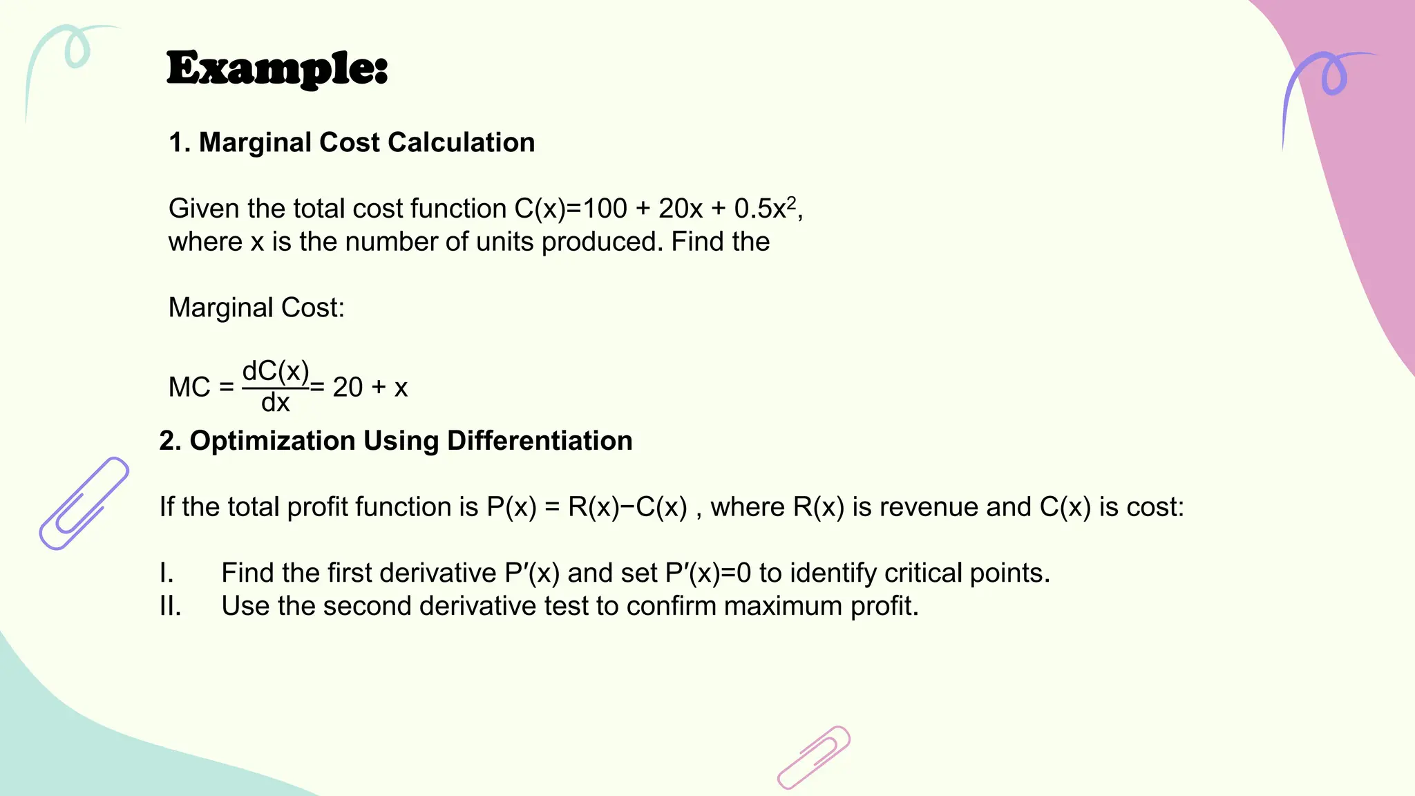 Application of Differentiation and integration in Business Mathematics.pdf