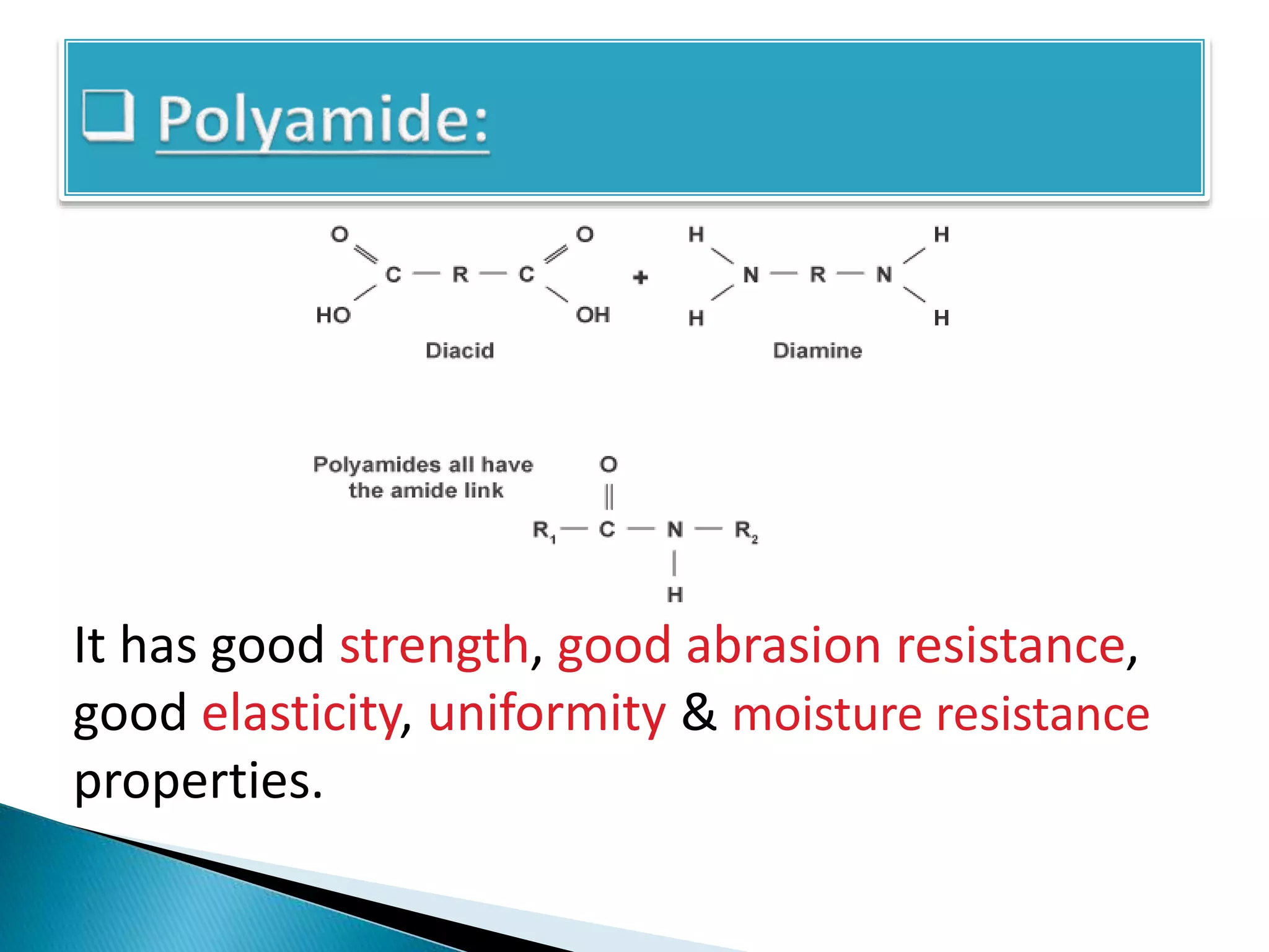 Application of different types of polymer in textile sector | PPTX