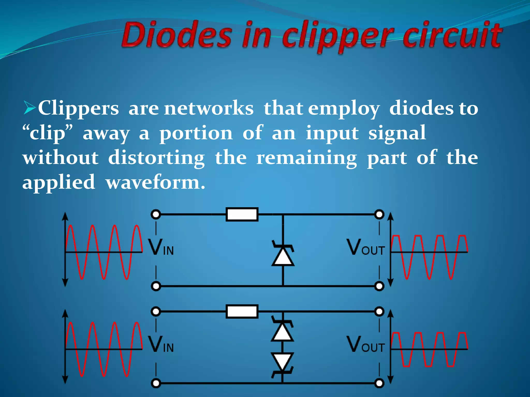 Application of diode | PPTX