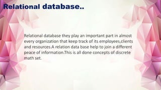 Application of discrete math in real life | PPTX