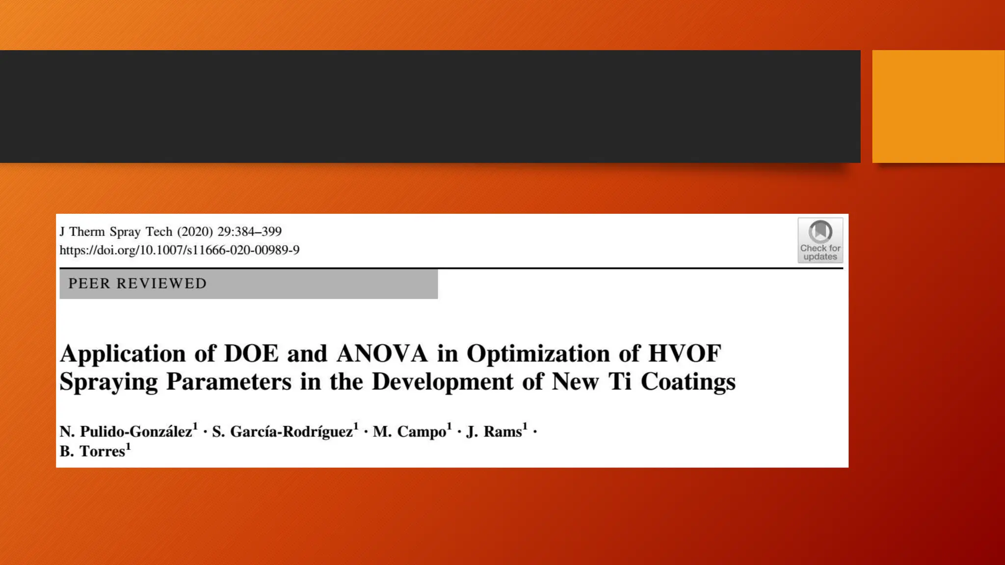 Application of DOE and ANOVA in optimization.pptx