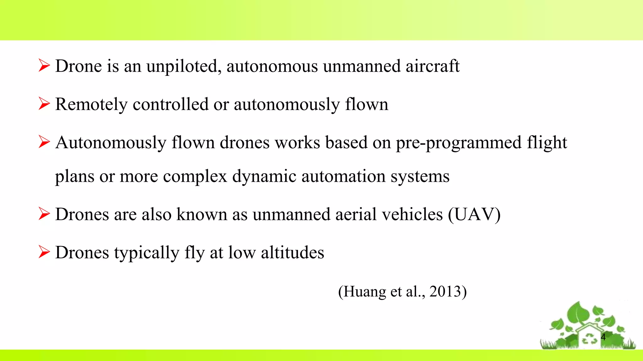 Applications of drones in Agriculture | PPTX
