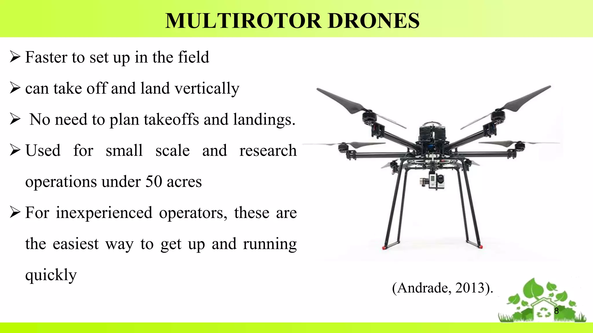 Applications of drones in Agriculture | PPTX