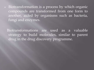 Application of drug metabolism 4 | PPTX