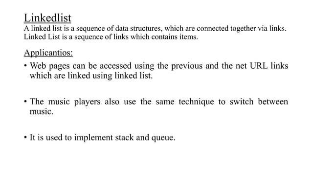 application of DSA.pptx | Programming Languages | Computing