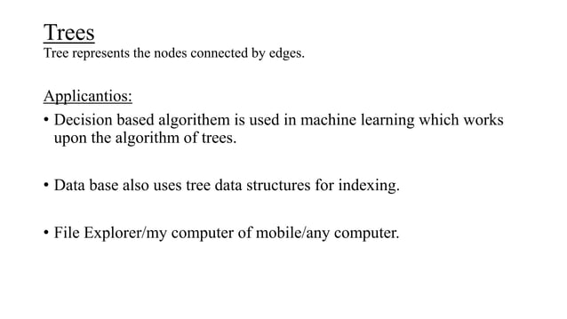 application of DSA.pptx | Programming Languages | Computing