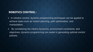 application of dynamic programming.pptx