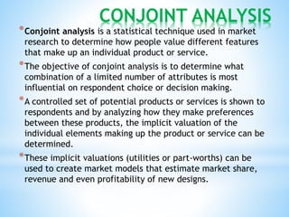Econometric methods to study markets | PPTX