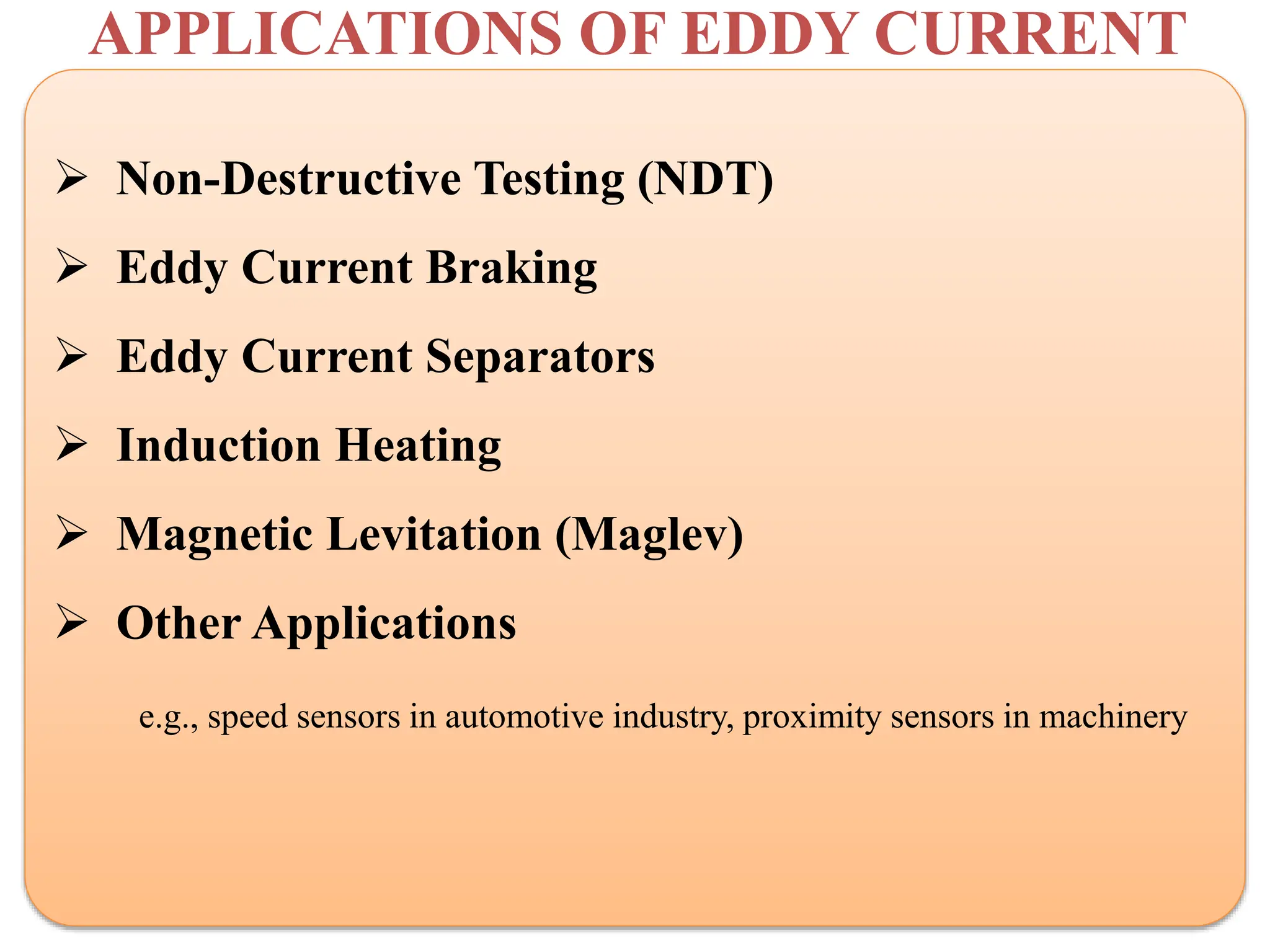 Application of eddy current in industry and domestic purposes.pptx