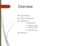 Application of edge detection | PPTX