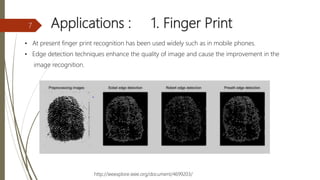 Application of edge detection | PPTX