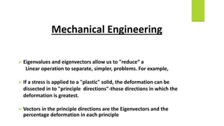 Application of eigen value eigen vector to design | PPTX