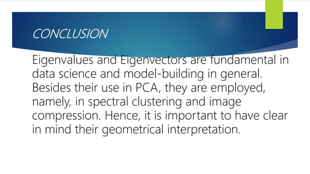 Application Of Eigen Value Eigen Vector To Design Pptx