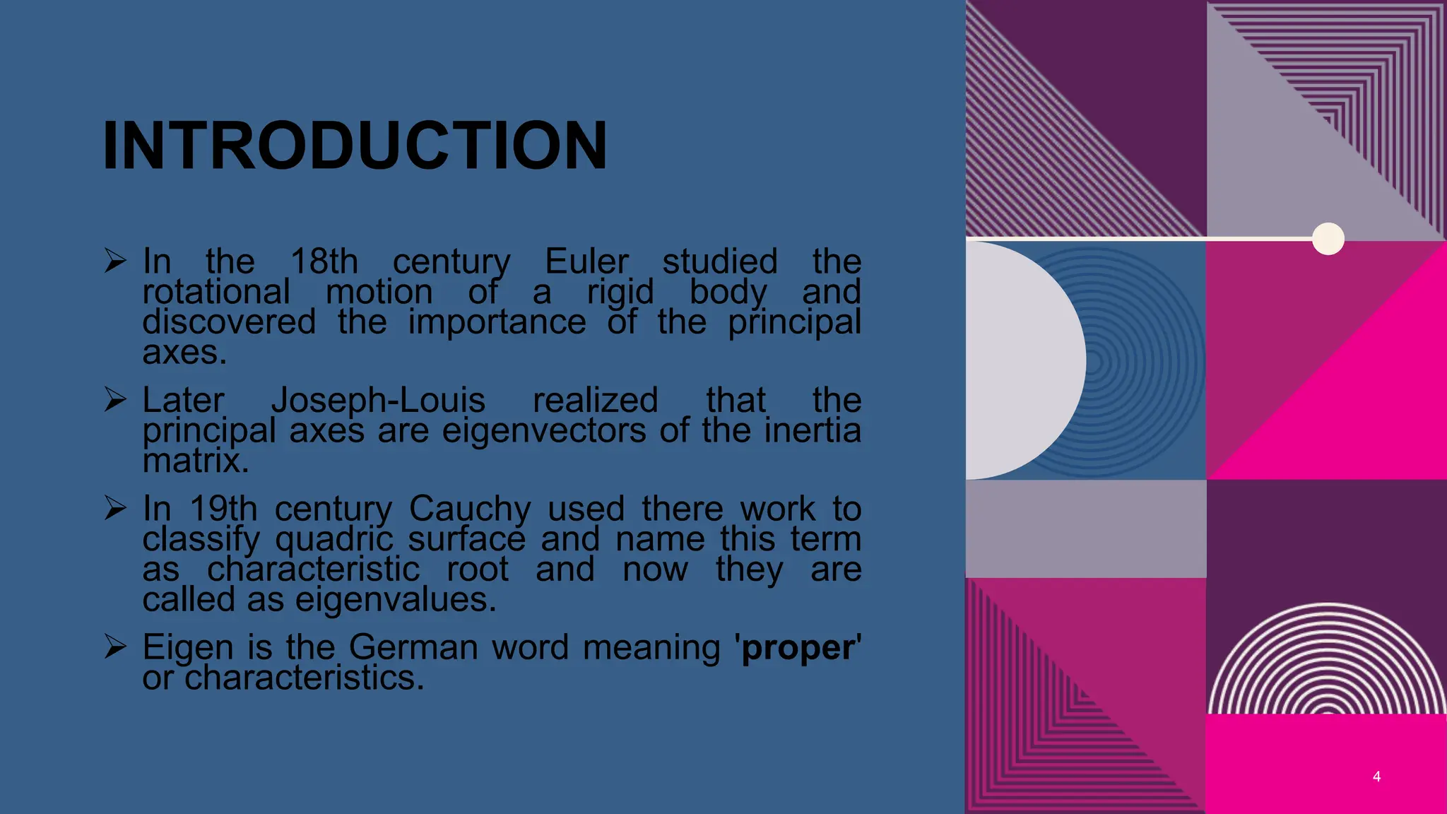 Application of Eigenvalues and Eigenvectors: Understanding Concepts ...