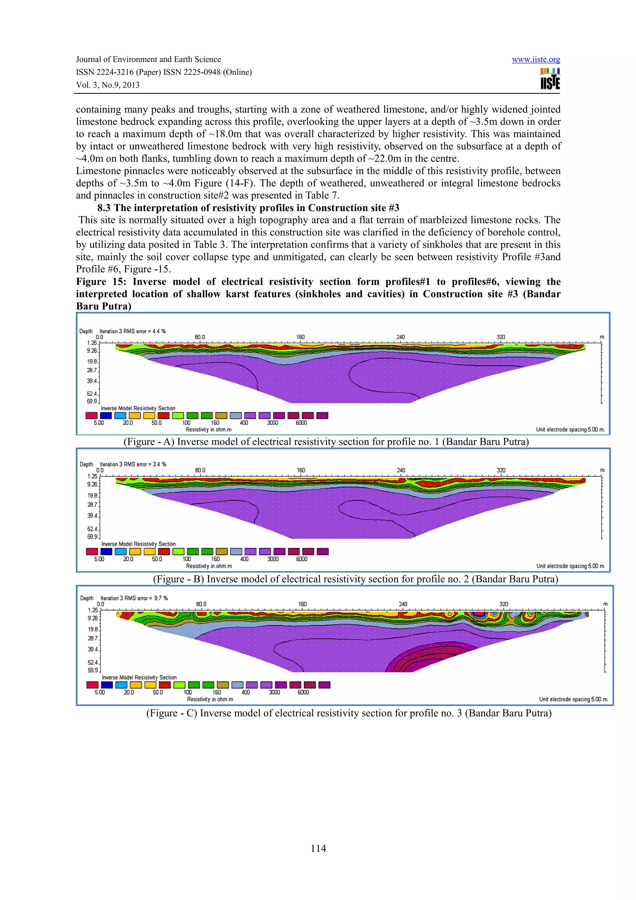 Application of electrical resistivity tomography (ert) and arial photographs techniques in geo ...