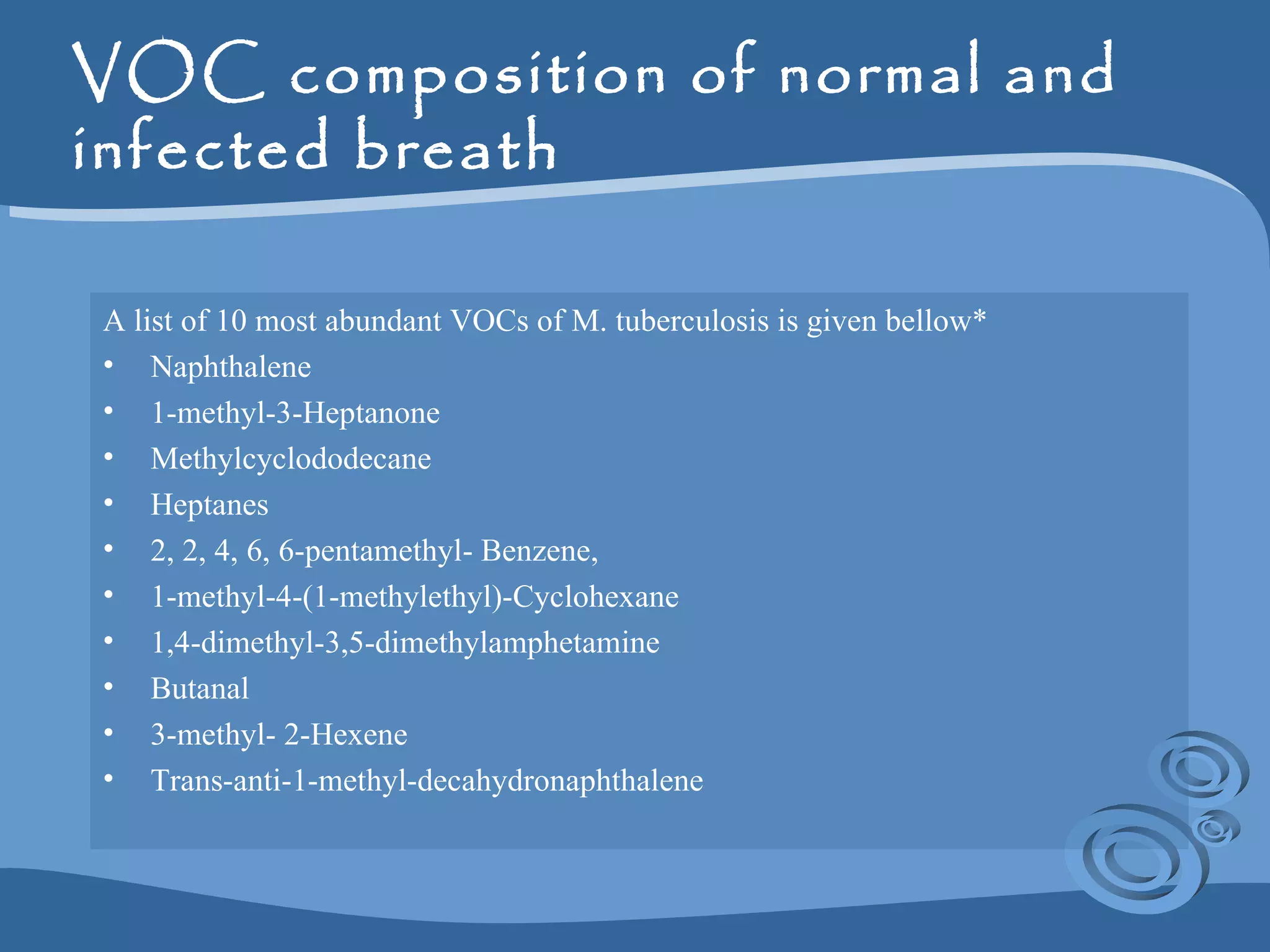 Application of electronic nose for rapid diagnosis of tuberculosis | PPT