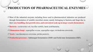 APPLICATION OF ENZYMES FOR PHARMACEUTICAL INDUSTRIES.pptx