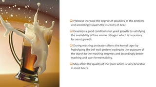 Application of enzymes in beer brewing process.pptx