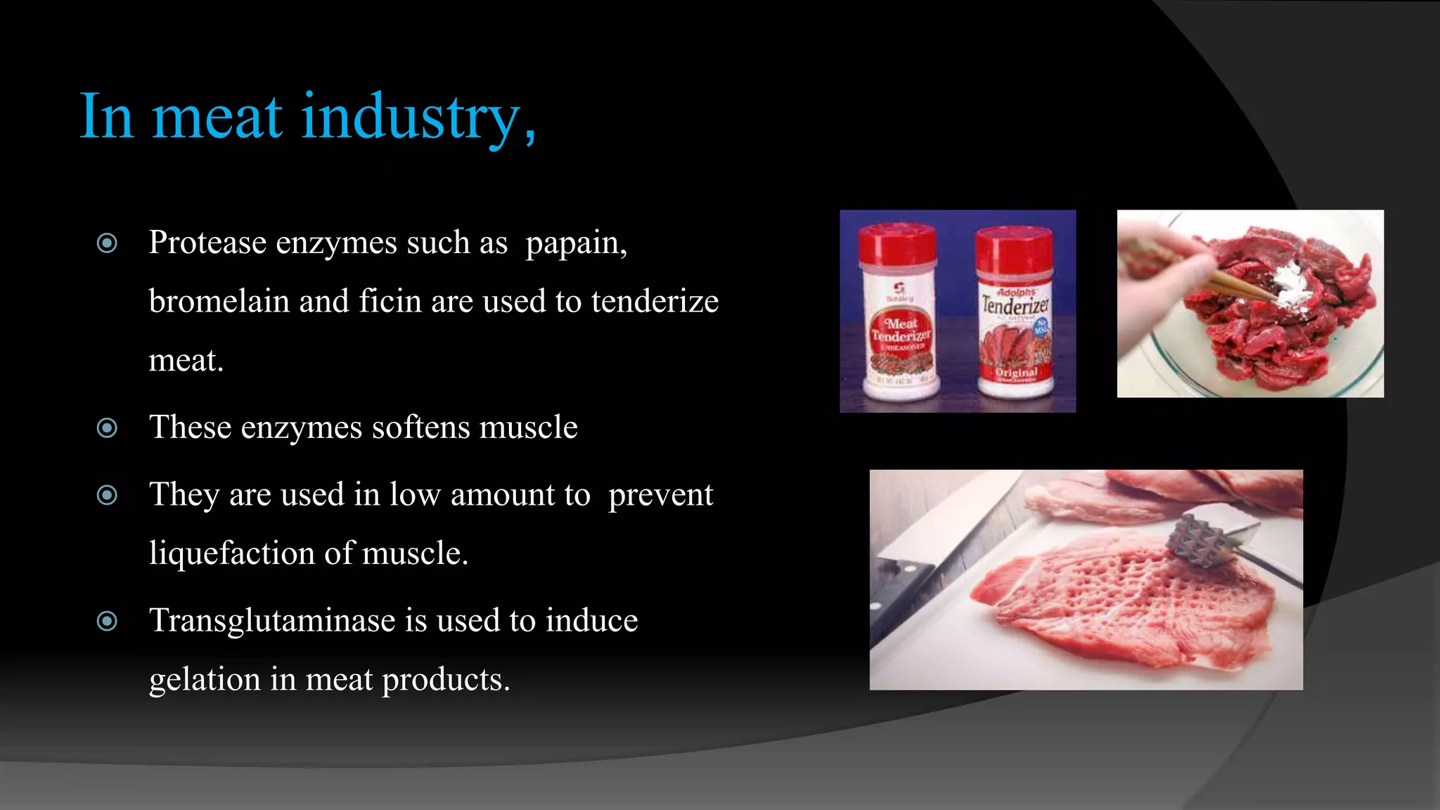 Application of enzymes in food industries | PPTX
