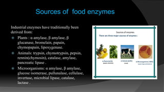 Application of enzymes in food industries | PPTX