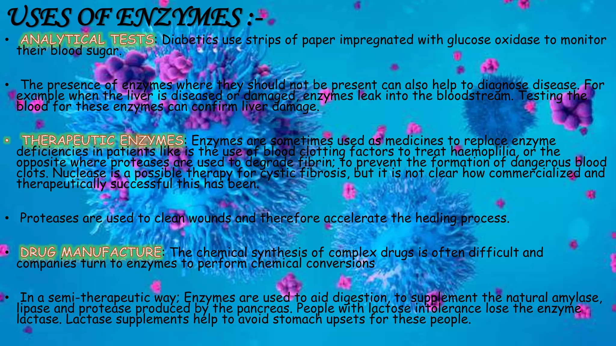 APPLICATION OF ENZYMES IN MEDICINE.pptx