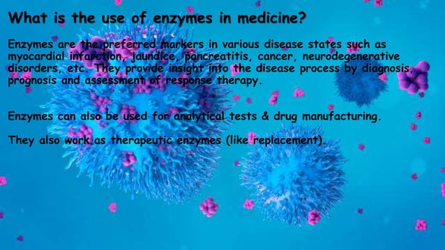 APPLICATION OF ENZYMES IN MEDICINE.pptx | Digestive Disorders | Diseases and Conditions