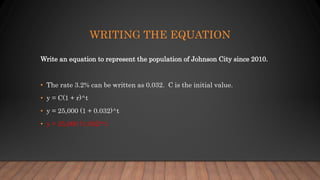 Application of exponential functions | PPT