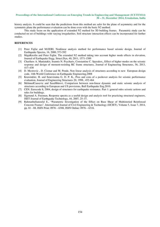 Application of extended n2 method to reinforced concrete frames with ...