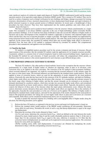 Application of extended n2 method to reinforced concrete frames with ...