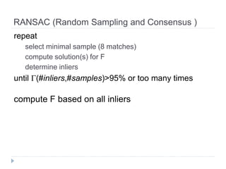 Application of feature point matching to video stabilization | PPT