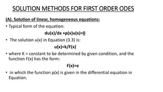 APPLICATION OF FIRST ORDER DIFFERENTIAL EQUATIONS IN MECHANICAL.pptx