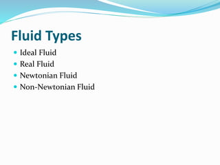 Application of fluid mechanics | PPTX