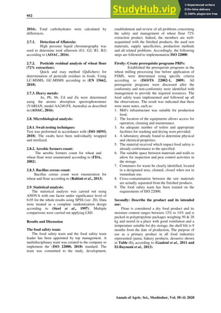 Application Of Food Safety Management System (ISO 22000) In Processing ...