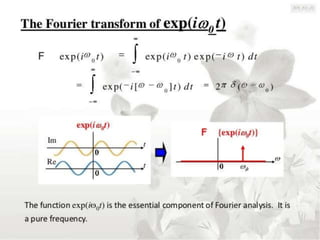 Application of fourier transform | PPTX
