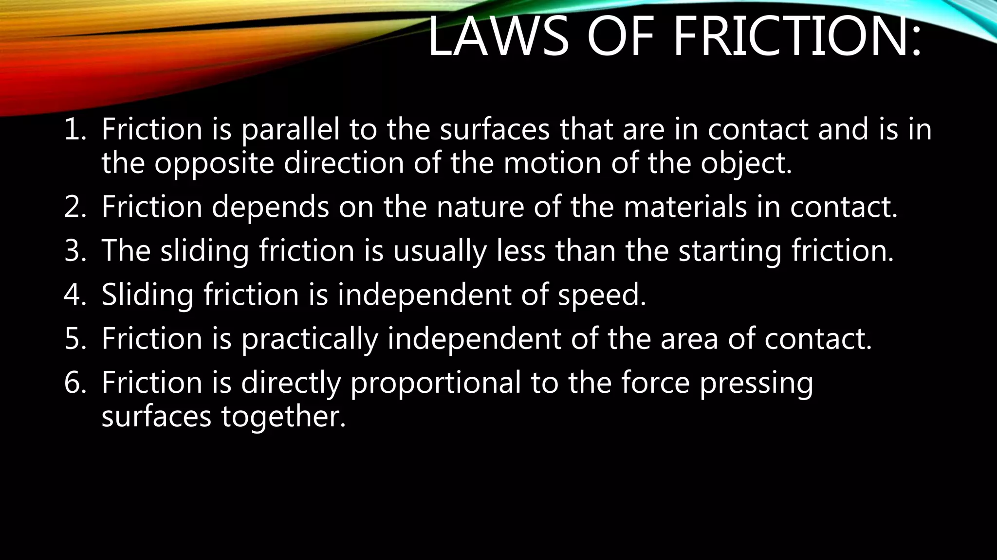 Application of friction | PPTX