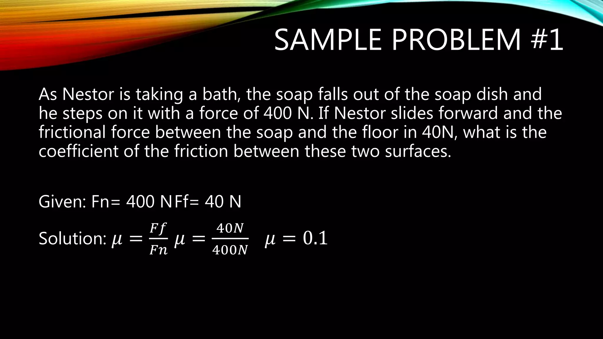 Application of friction | PPTX