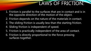 Application of friction | PPTX