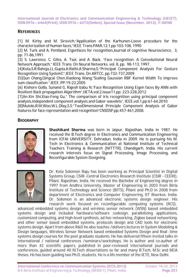Application of gaussian filter with principal component analysis | PDF