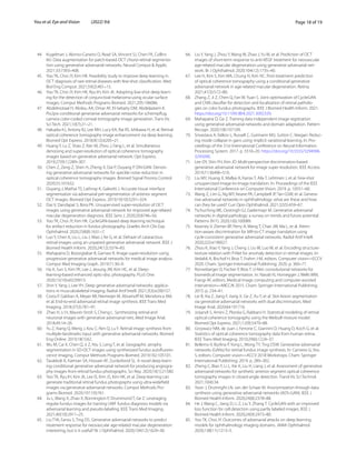 Application of generative adversarial networks (GAN) for ophthalmology image domains - a survey.pdf