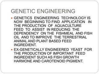 Application of genetic in aquaculture | PPTX