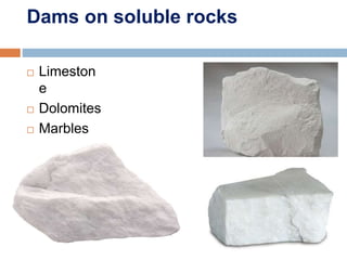 Application of Geology to Civil Engineering Works: Dam | PPT