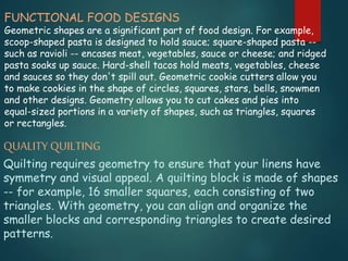 Application of geometry in real life | PPTX