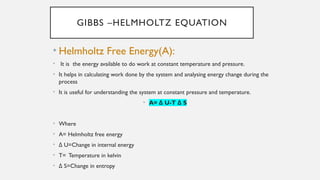 Application of Gibbs Helmholtz equation to galvanic cell.pptx