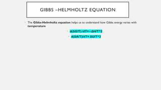 Application of Gibbs Helmholtz equation to galvanic cell.pptx