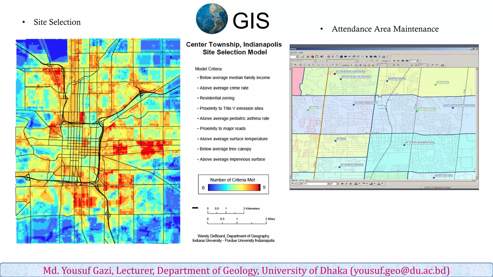 Application of gis Md. Yousuf Gazi | PPT