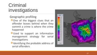Application of GIS in Criminology and Defence Intelligence | PPT