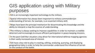 Application of GIS in Criminology and Defence Intelligence | PPT
