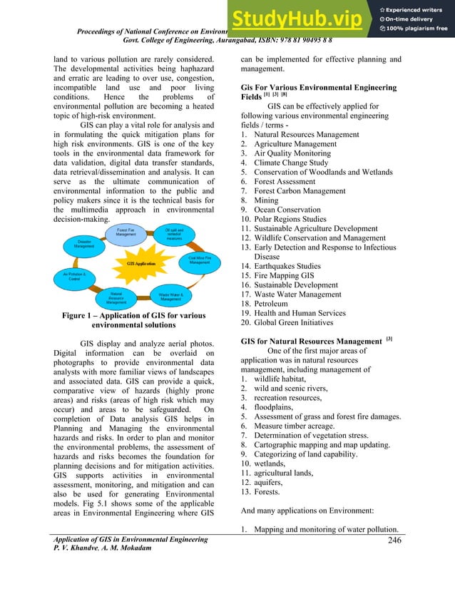 Application Of GIS In Environmental Engineering | PDF | Civil ...